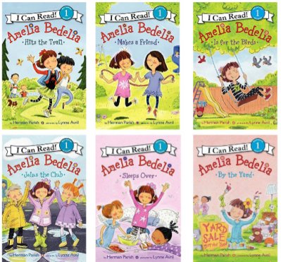 I Can Read Level 1 Amelia Bedelia Six Book Set | Amazon.com.br