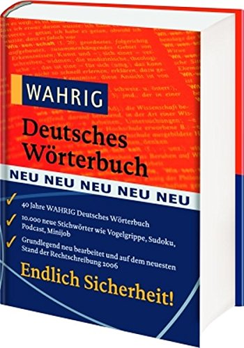 WAHRIG Deutsches Wörterbuch : Wahrig-Burfeind, Renate, Burfeind, Renate ...
