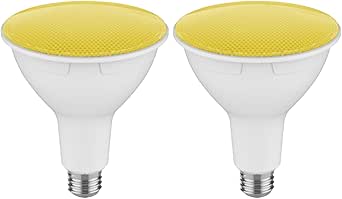 Sunco LED Yellow Bug Light Bulbs Outdoor PAR38 Bug Repellent Light for ...
