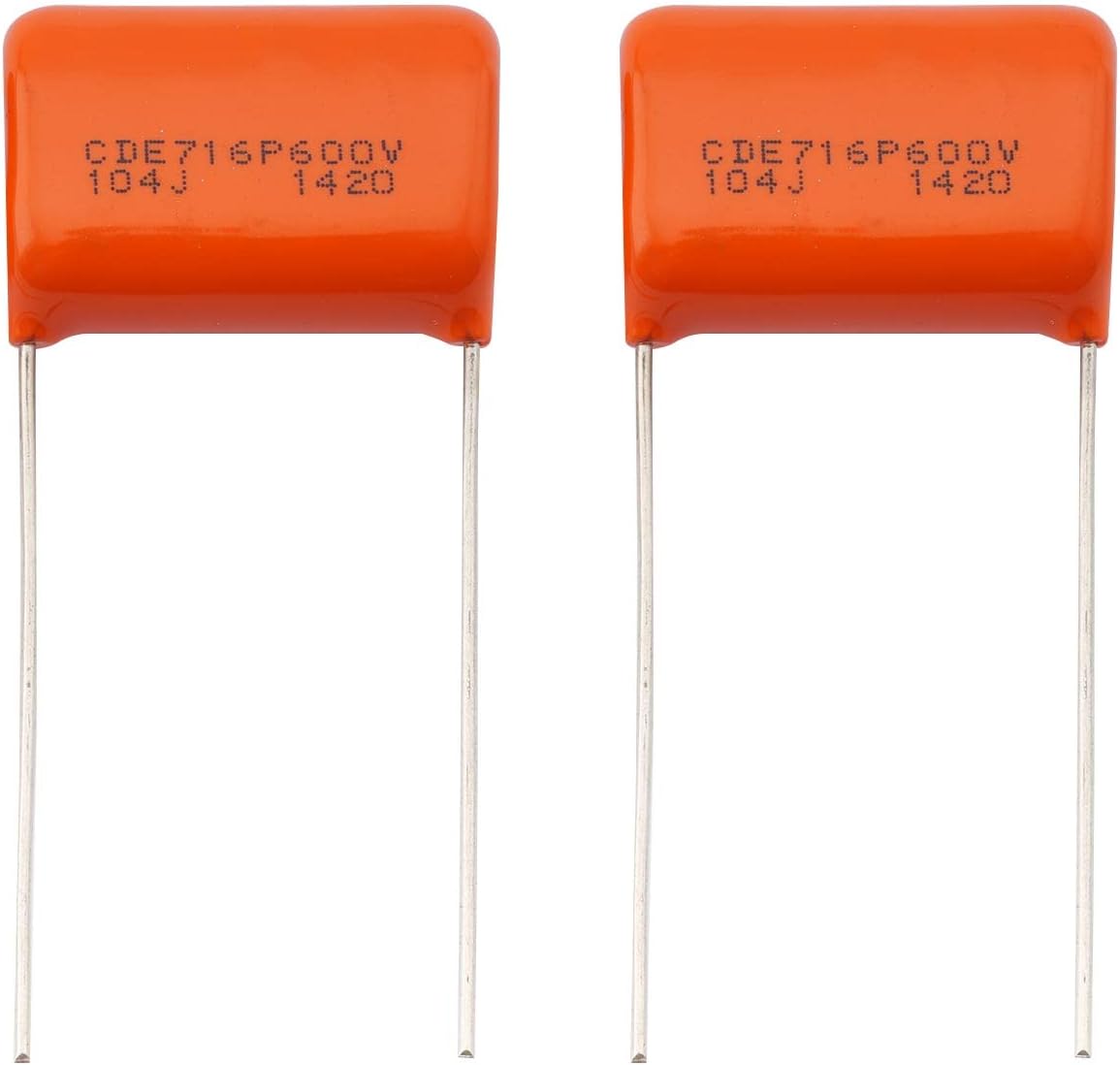 CDE Sprague Orange Drop Capacitors Tone Caps Polypropylene .1uF 716P ...