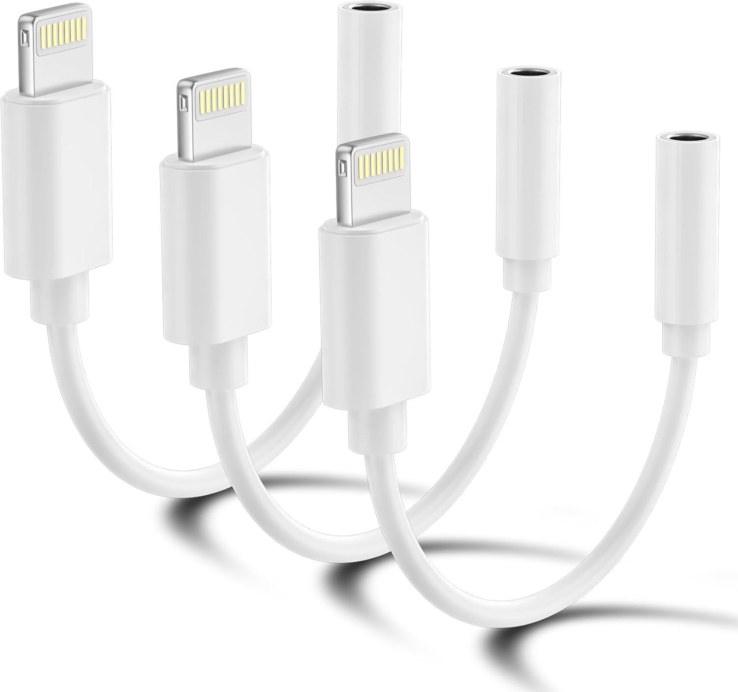 Amazon.com: [Apple MFi Certified]3 Pack iPhone Headphone Adapter ...