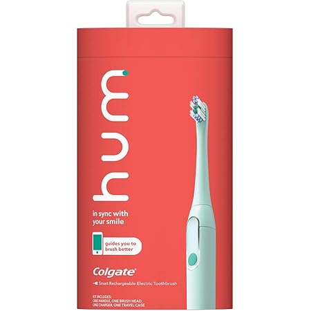 Amazon.com : hum by Colgate Smart Battery Toothbrush Kit, Sonic ...