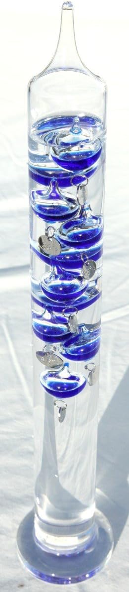 30cm Tall Free Standing Galileo Thermometer : Amazon.co.uk: Garden