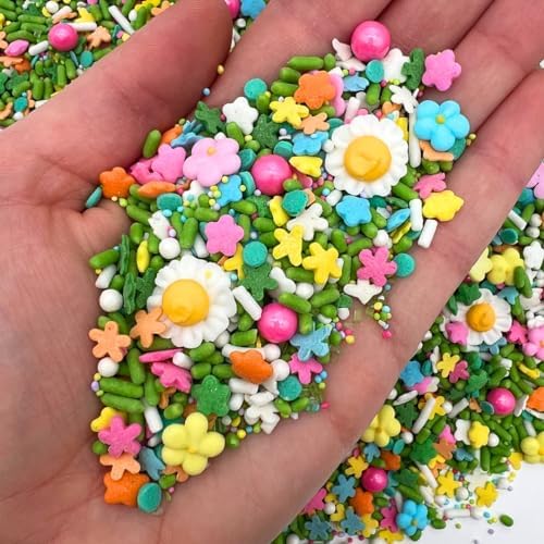 Amazon.com: Flower Power Sprinkle Mix | Groovy Baby Shower | Retro ...