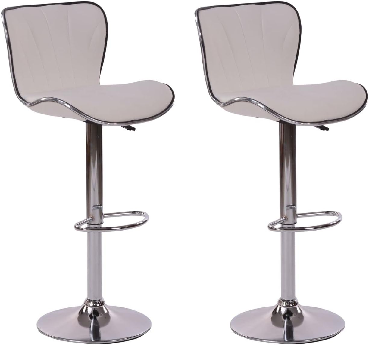 SELECTSHOP Set De 2 Bancos De Cocina Mostrador Barra Silla Taburete ...