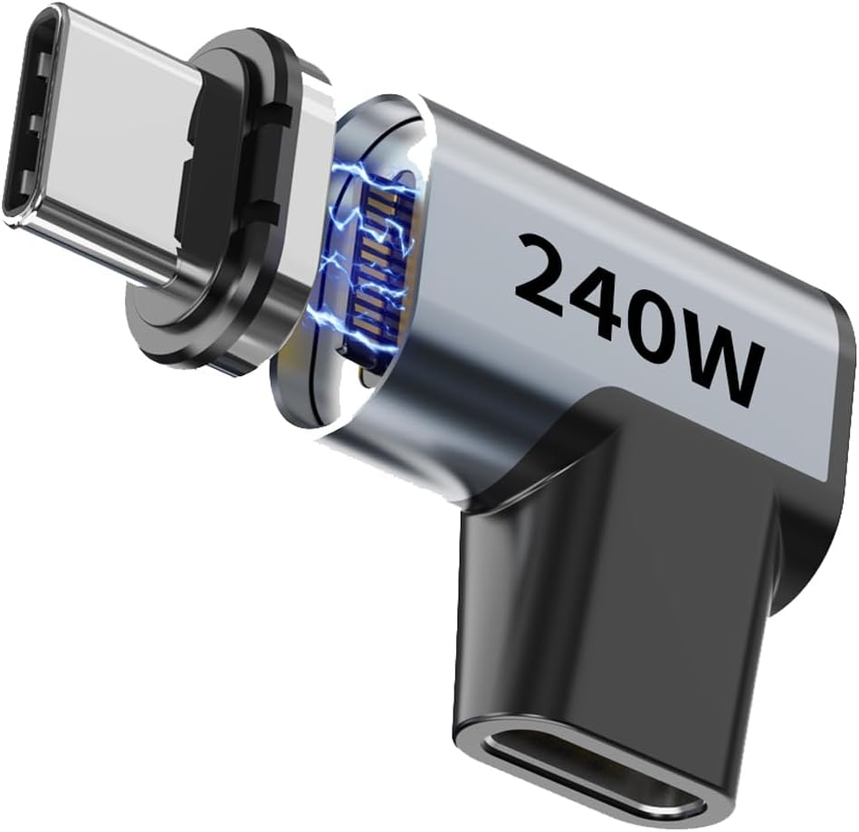 Amazon.com: Tciogrxp 24 Pin USB C Magnetic Adapter 240W, 90 Degree ...