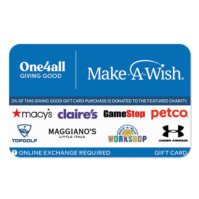 Amazon.com: Giving Good Make A Wish Gift Card - Email Delivery : Gift Cards
