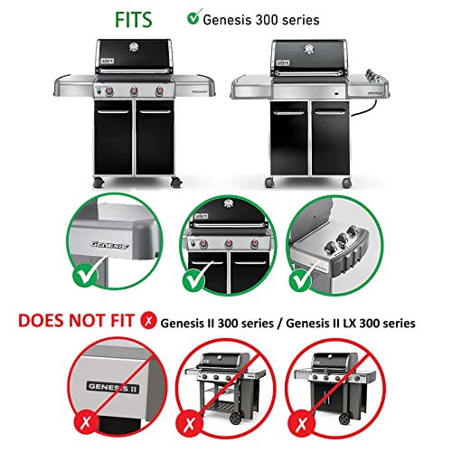 GRILLJOB 19.5" Cooking Grates for Weber Genesis 300 Series, Genesis ...