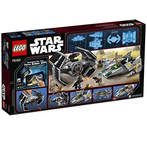 Lego 75150 LEGO 75150 Star Wars Vader's TIE Advanced Vs A-Wing ...