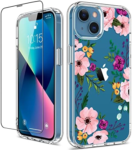 Amazon.com: bicol for iPhone 13 Case with Screen Protector,Enhanced ...