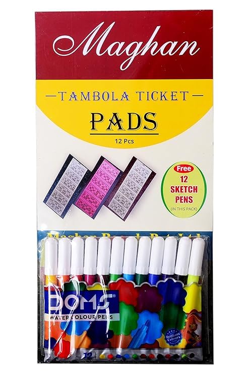 Buy TAMBOLA Playing KIT (Combo of Ticket Placing Pads, 600 Tickets and ...