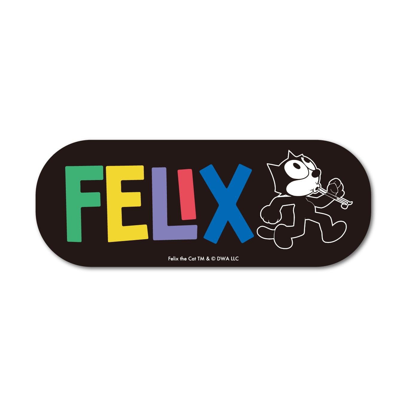 Amazon | FELIX ダイカットステッカー FELIX 口笛 ユニバーサル キャラクターステッカー 黒猫 Cat フィリックス・ザ ...