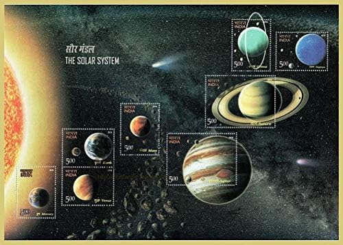 India 2018 Solar System Space Astronomy Miniature Sheet of 8 Stamps ...