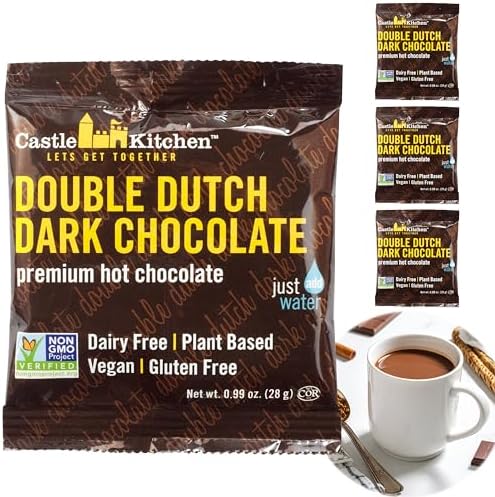 Amazon.com : Castle Kitchen Hot Chocolate Packets, 1oz Single Serve Mix ...