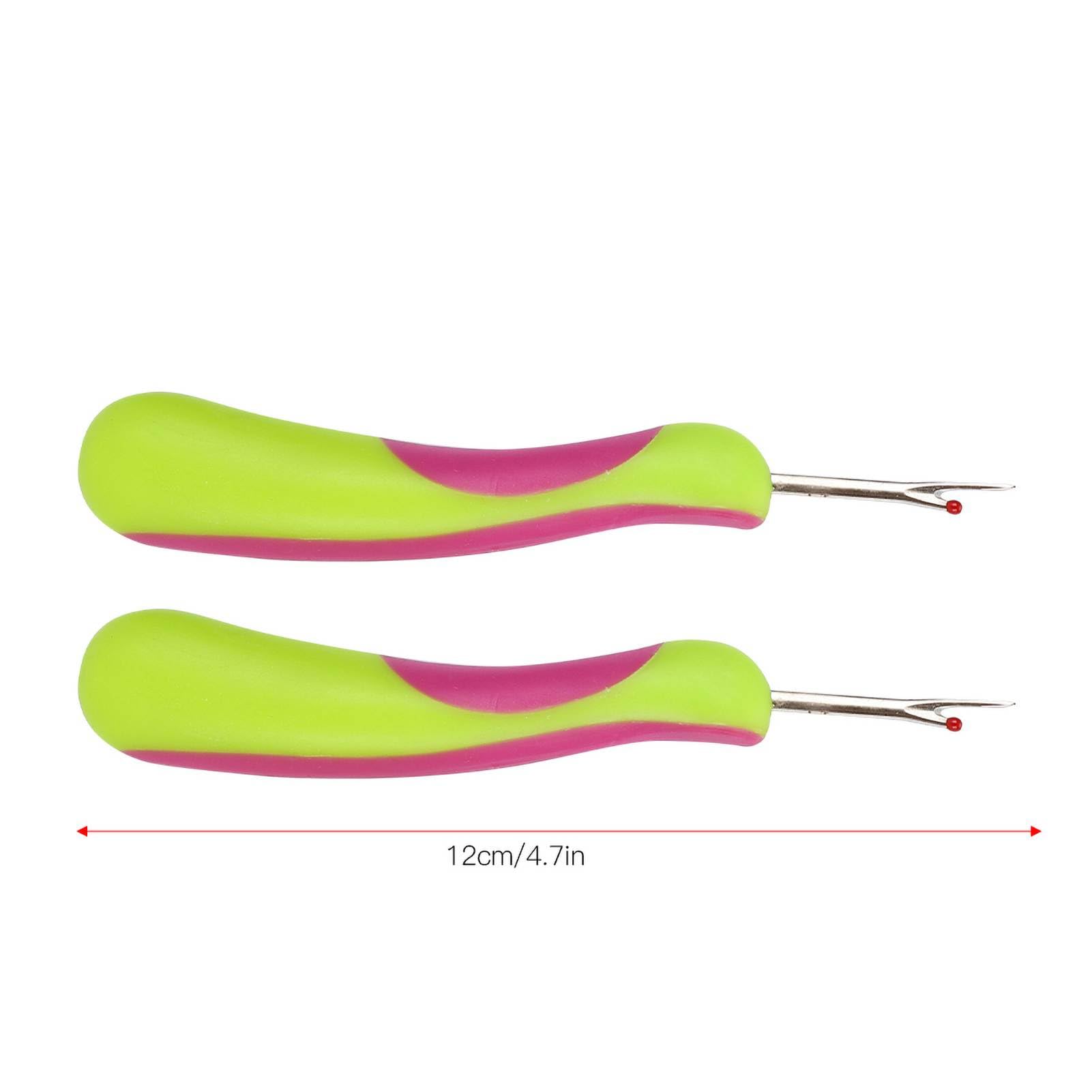 Snapklik.com : 2Pcs Sewing Seam Rippers, Ergonomic Grip Stitch Unpicker ...