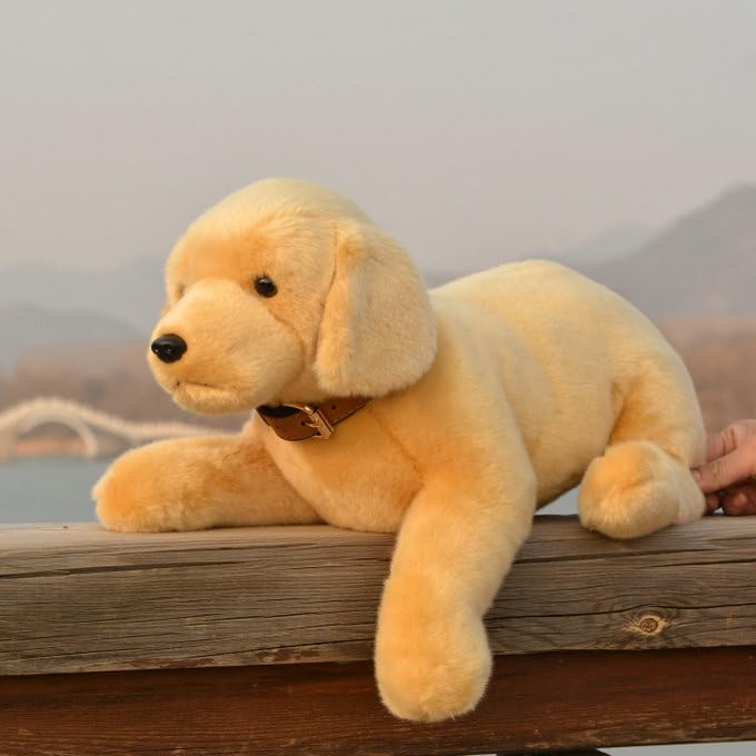 Amazon.com: LIUHONGFEI Simulated Labrador Retriever Plush Toy Stuffed ...
