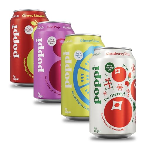 Snapklik.com : POPPI Sparkling Prebiotic Soda, Beverages w/Apple Cider ...