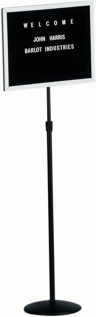 Amazon.com : Single Pedestal Free-Standing Letter Board Size: 12" H x ...