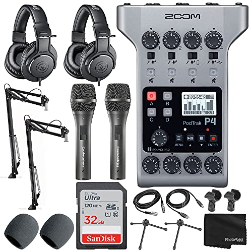 Portable Multitrack Podcast Recorder with Microphone Nepal | Ubuy