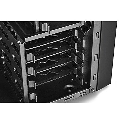 DEEPCOOL TESSERACT SW RD Mid Tower Computer Case, 2 Red LED Fans Side ...