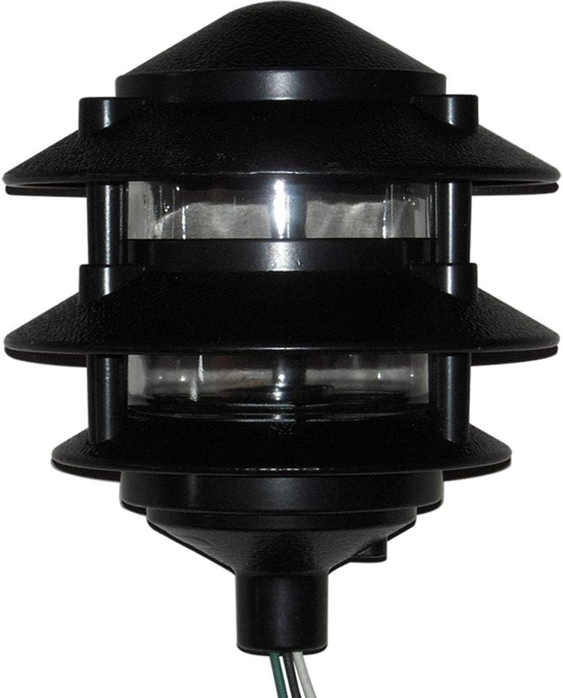Greenfield PL3TLEDBL Made in USA LED Weatherproof 3-Tier Pathlight ...
