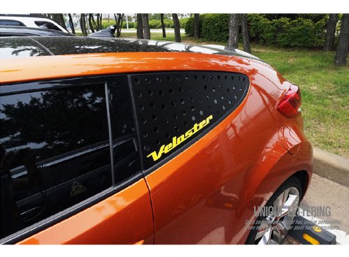 exLED Rear Window Glass Lettering Sports Plate Panel Ver.2 C Pillar 1 ...