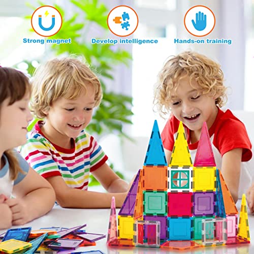 Snapklik.com : Magnetic Tile Rocket Set 36 Piece Construction Toy ...