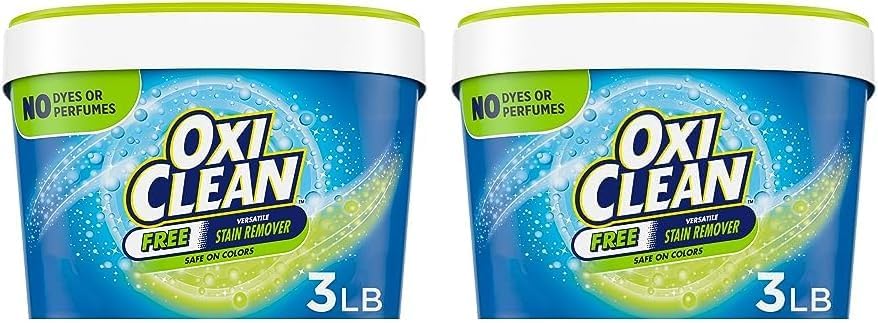 Amazon.com: OxiClean Free Versatile Stain Remover Powder, 3 lb (Pack of ...