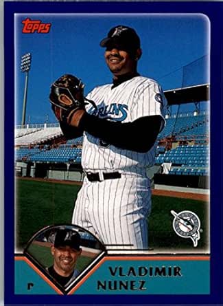 Amazon.com: 2003 Topps #142 Vladimir Nunez MLB Baseball Trading Card ...