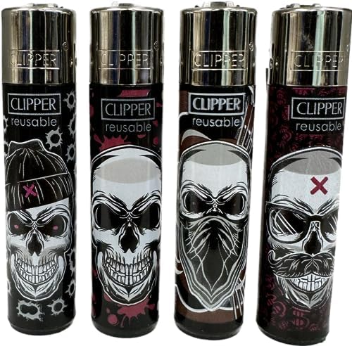 4 x Clipper Lighters Set, Clipper Lighter, Clipper Lighter Refillable ...