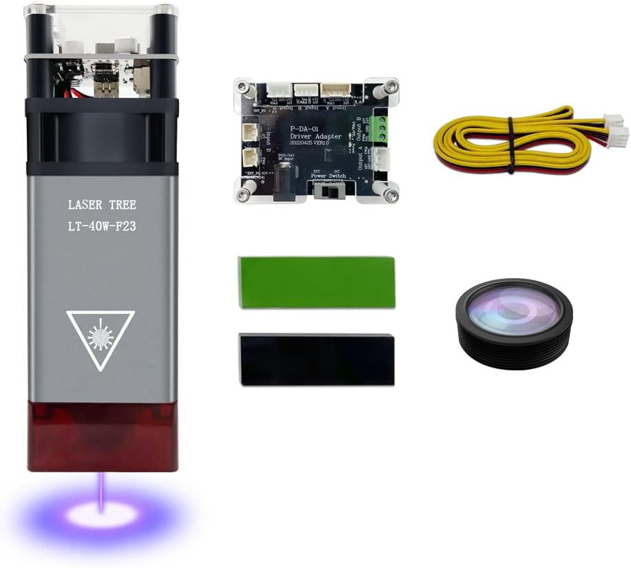 Modulo laser ottico di potenza LASER TREE 40W,testa laser K40 con ...