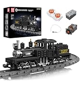 Amazon.com: Mould King 12025 Train Building Toy, Steam Locomotive ...