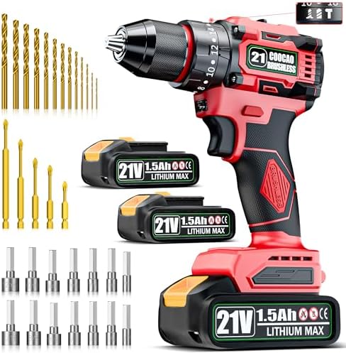 Amazon.com: VIWKO 20V Cordless Drill Set, Power Drill Cordless with 2 ...