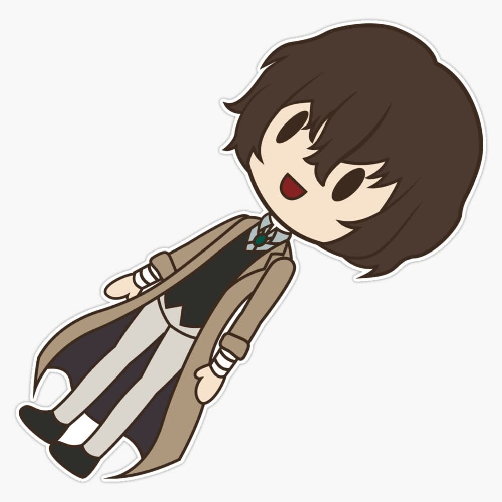 Amazon.com: Bungou Stray Senpai! - Osamu Dazai Vinyl Sticker Laptop ...