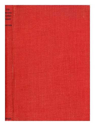 The Geneva experiment: Rappard, William E: Amazon.com: Books