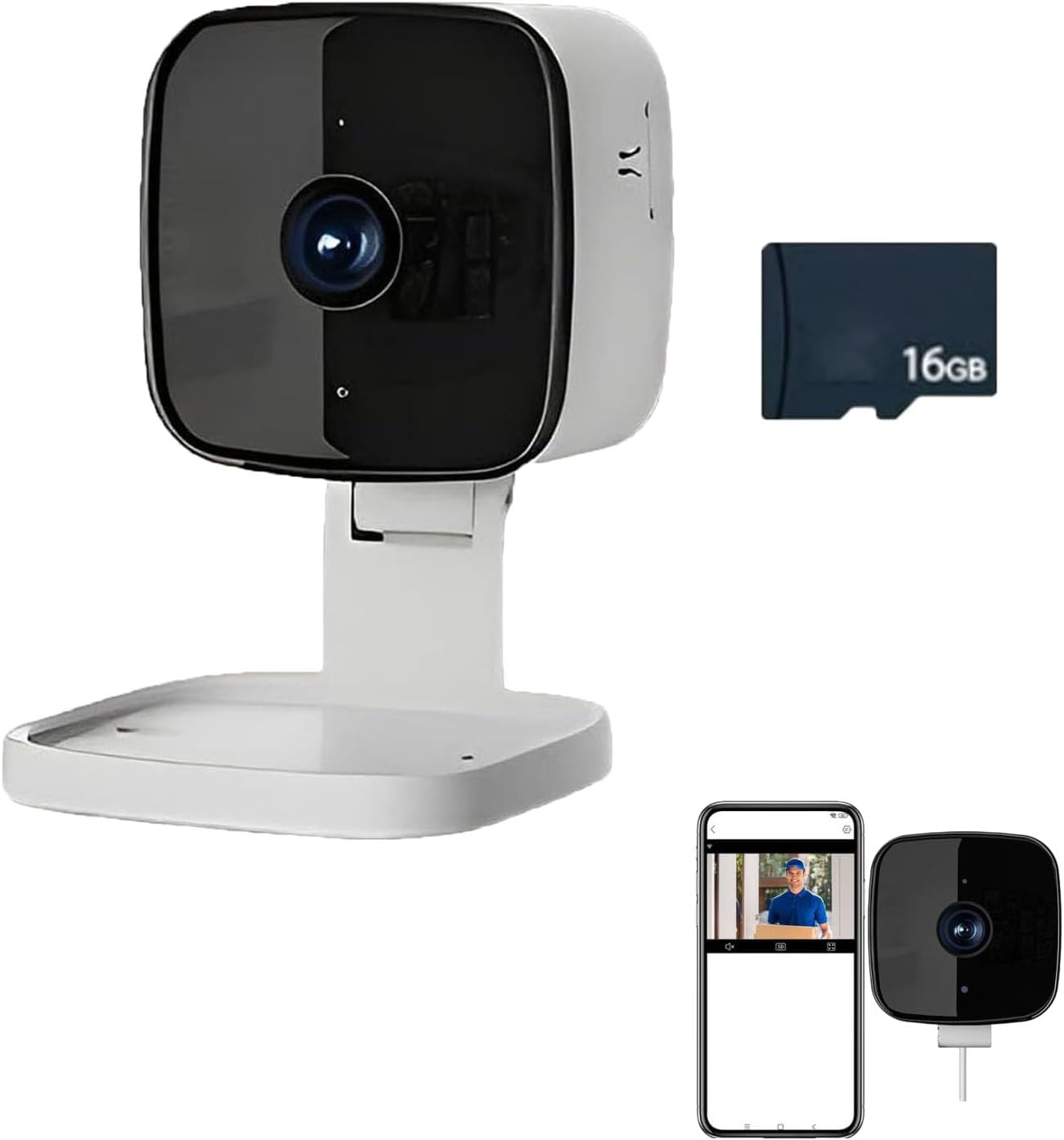 Amazon.com : Smart 2K Window Security Camera, Crystal-Clear Security ...