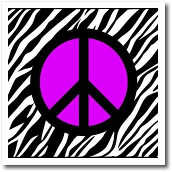 Colorful Zebra Peace Signs