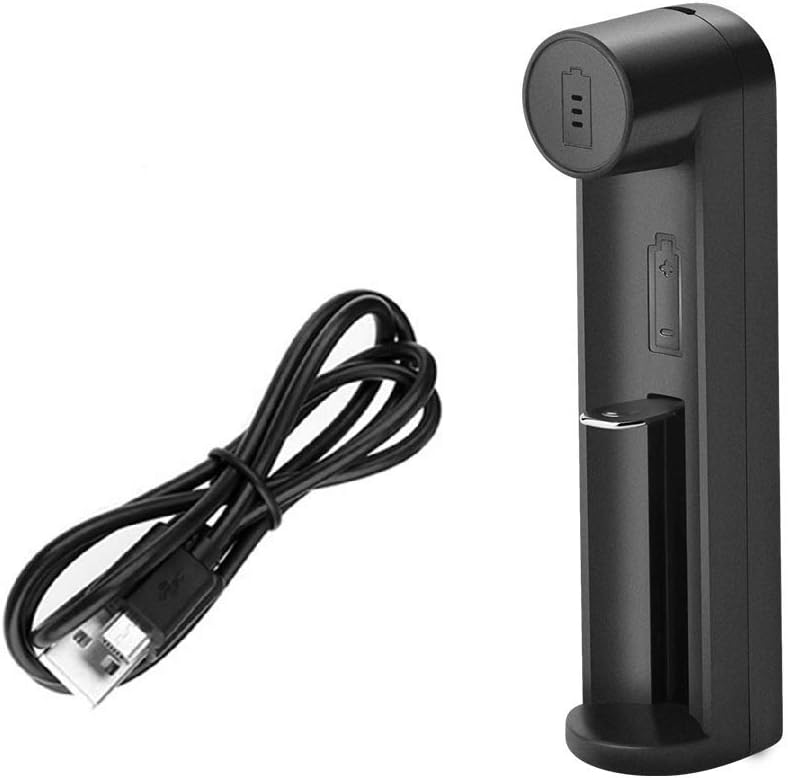 amiciSmart Smart Battery Charger for 21700 20700 26650 18650 18490 ...