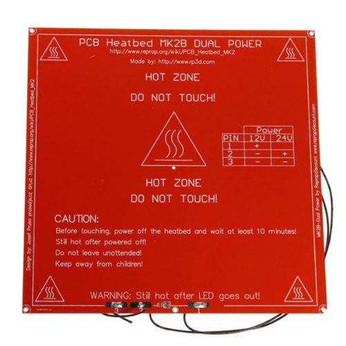 Amazon.com: 3D Printer MK2B Dual Power PCB Heat Bed Hot Plate RepRap ...