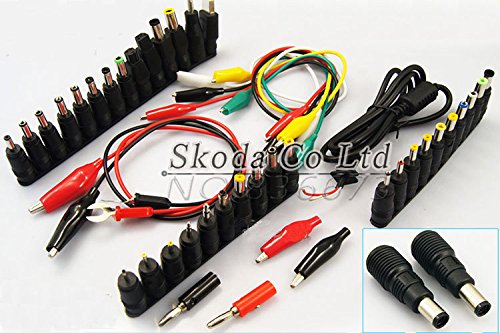 New 48 pcs/set Universal AC DC Jack Charger Connector Plug for HP DELL ...