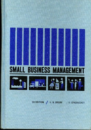 Small Business Management: Broom & Longenecker: Amazon.com: Books