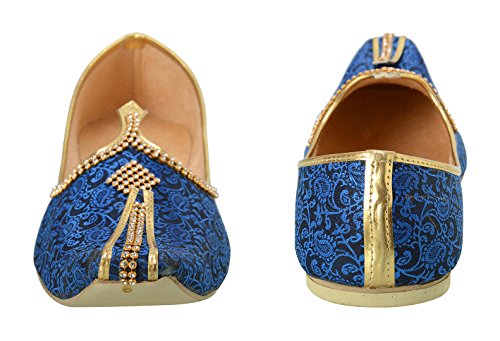 Ramraj Men's Blue Mojaris - 6 UK : Amazon.in: Shoes & Handbags