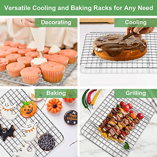 Buy Homikit 2 Pack Wire Baking Rack, Stainless Steel 12" x 9" Bake ...