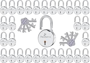 Pearson.fit 30 Same Key Locks with 10 Key for flats Society Box Common Key Lock Open with 1 Key ...