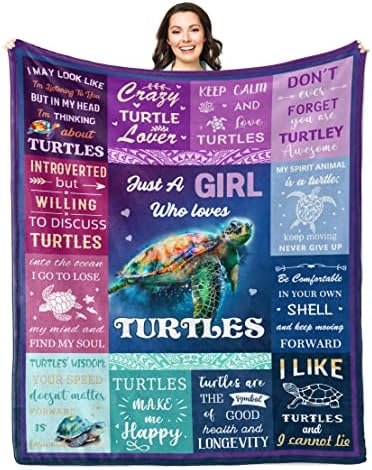 Amazon.com: Solzien Sea Turtle Gifts for Women 60"x50", Turtle ...