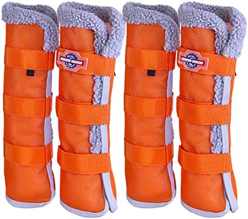 Amazon.com : Harrison Howard Horse Fly Boots Summer Protection with ...