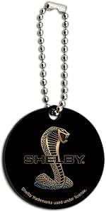 Amazon.com: Shelby Cobra Logo Wood Wooden Round Keychain Key Chain Ring ...