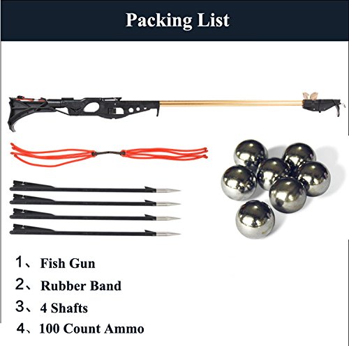 Smart Kingfisher Slingshot Fish Gun Speargun for Fishing, Hunting Spear ...