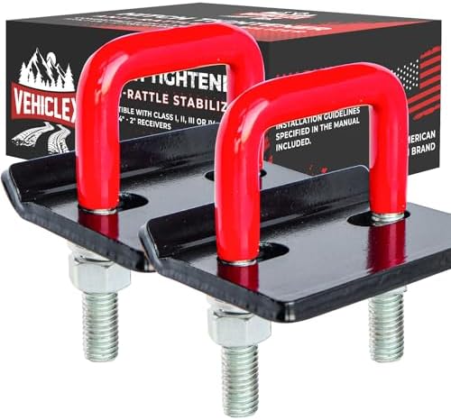 Vehiclex 2 Hitch Stabilizers for 1.25" to 2" Hitches – Anti-Rattle ...