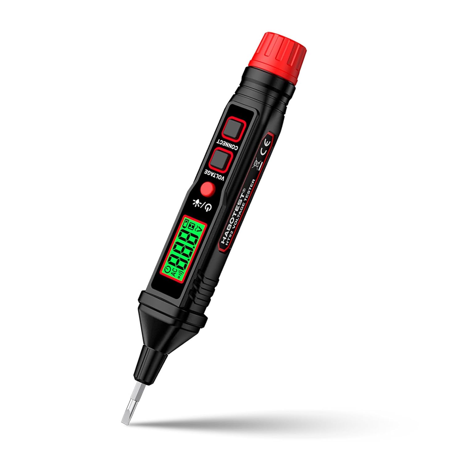 HT92 Electrical Tester Pen with Sound & Light Alarm Voltage Detectors ...